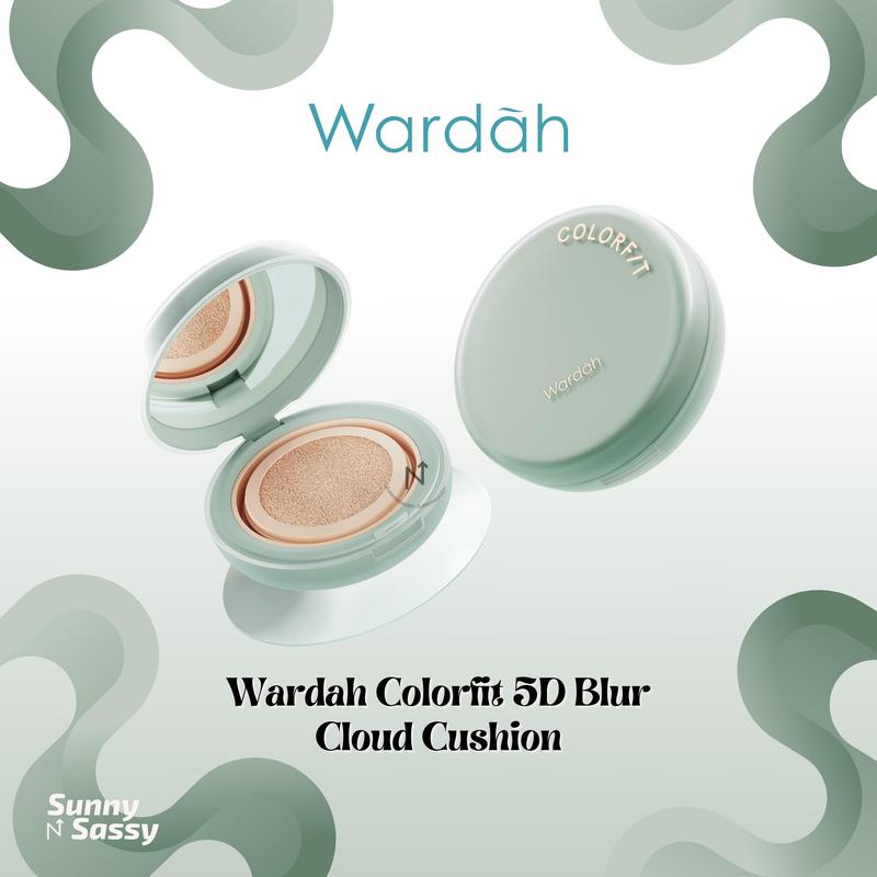 (FS) Wardah Colorfit 5D Blur Cloud Cushion Matte Finish dengan SPF 50 ...