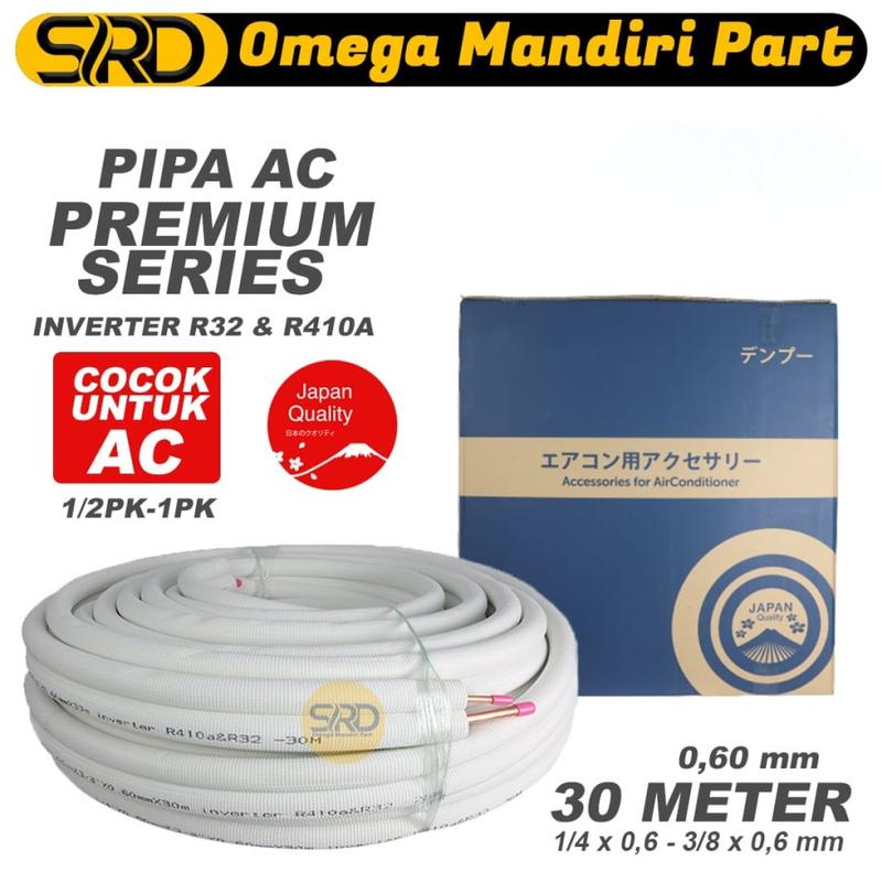 PIPA AC TEBAL 0,5 DENPOO PREMIUM PER ROLL (30 METER ) COCOK UNTUK 1/2 ...