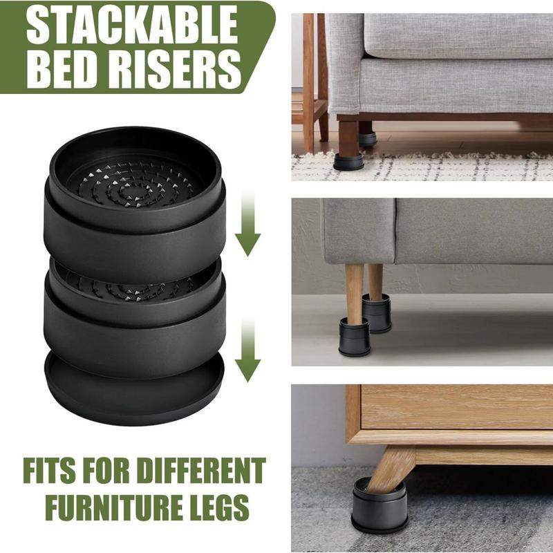 Htfrnpo Heavy Duty Bed Lifters Adjustable Sofa Risers Adjustable ...