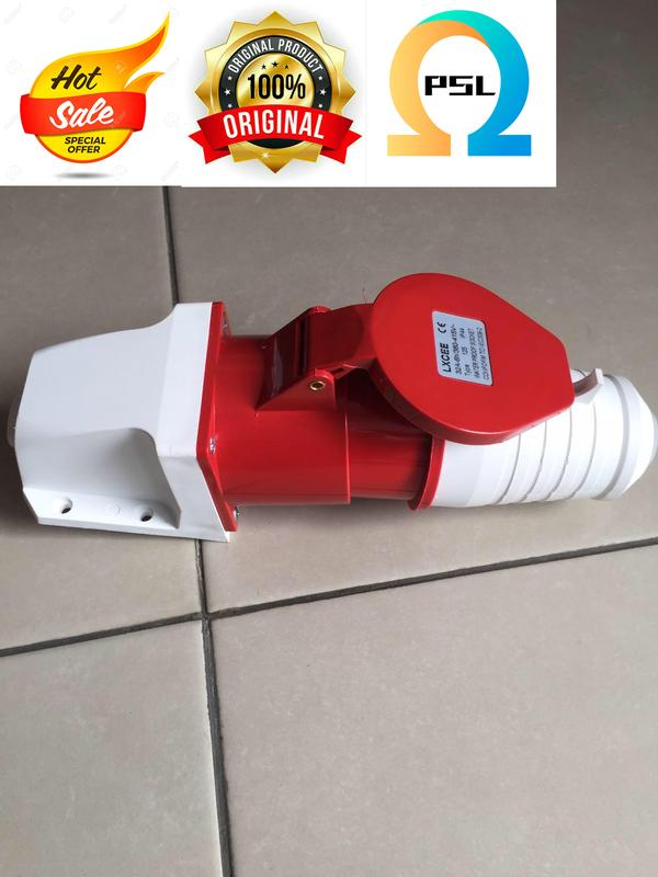 Plug & Surface Mounting 5P 32A 025 & 125 IP44 Merk PSL Kotak Socket ...