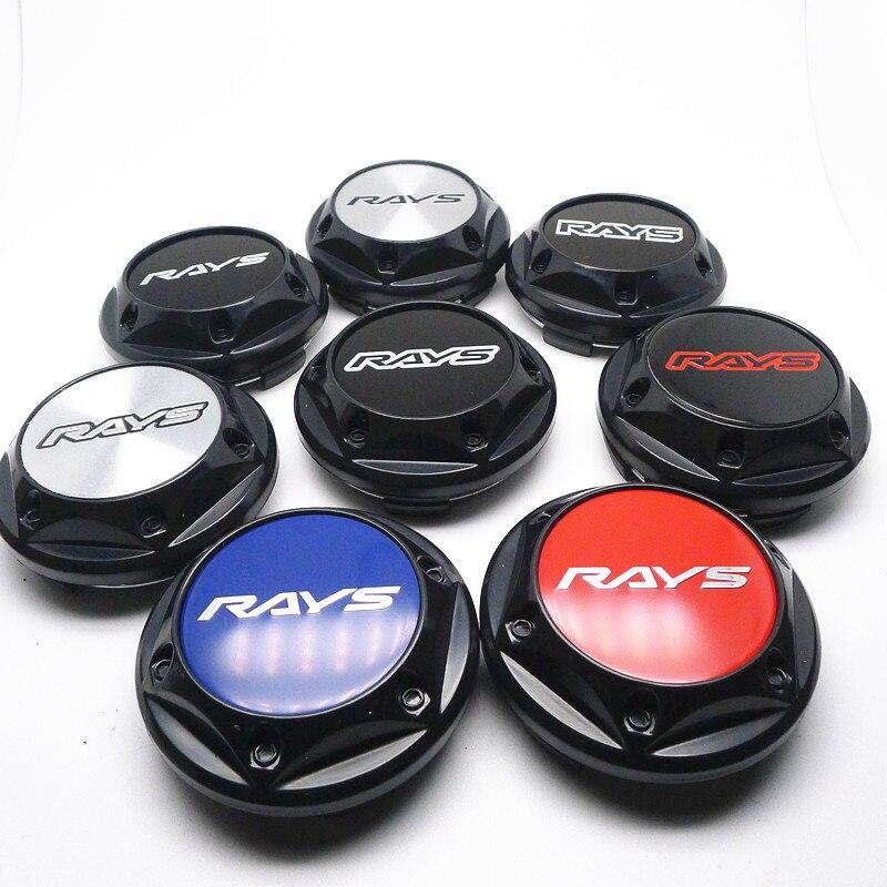 Style Cars 4pcs 68mm For RAYS Wheel Center Cap Hubs Car Styling ...