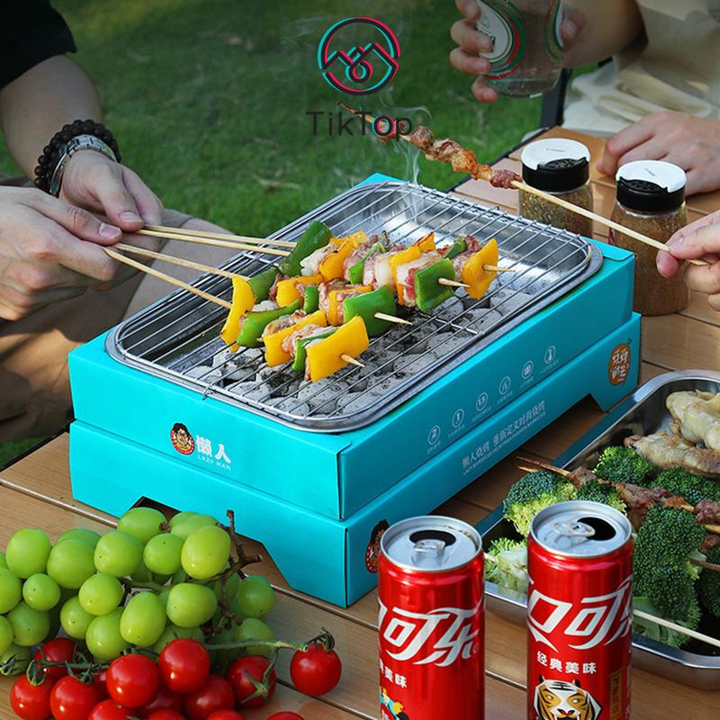 TikTop Disposable BBQ Grill Set Indoor Outdoor Picnic Camp Eco - TikTok ...
