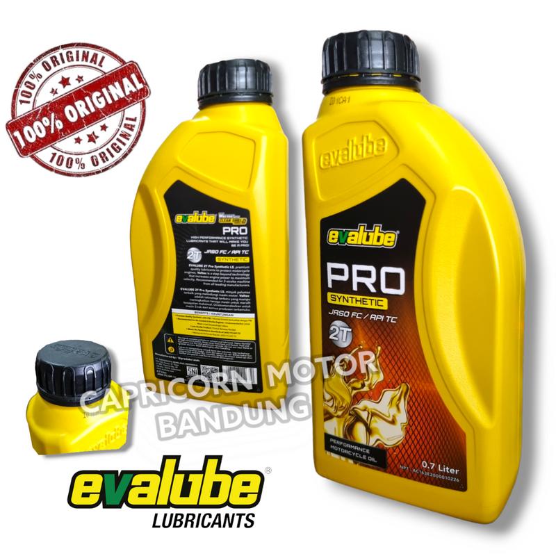 EVALUBE PRO SYNTHETIC 2T JASO FC API TC Oli Samping Motor 2 TAK - Shop ...