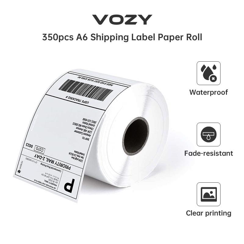 VOZY Waybill Thermal Sticker Roll A6 350pcs Express Carrier Waybill ...
