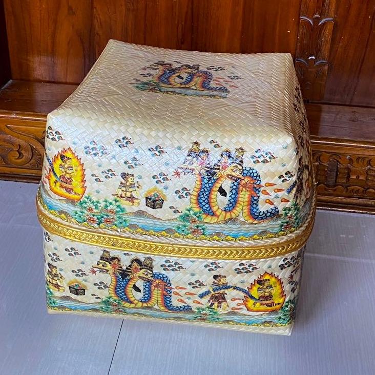 Sokasi 25 cm cukup pejatian bambu, bahan kulit bambu barang ready ...