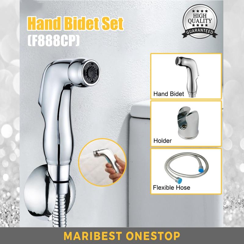F888CP Set Semburan Bidet Tangan Chrome Tekanan Tinggi Fauce - TikTok ...