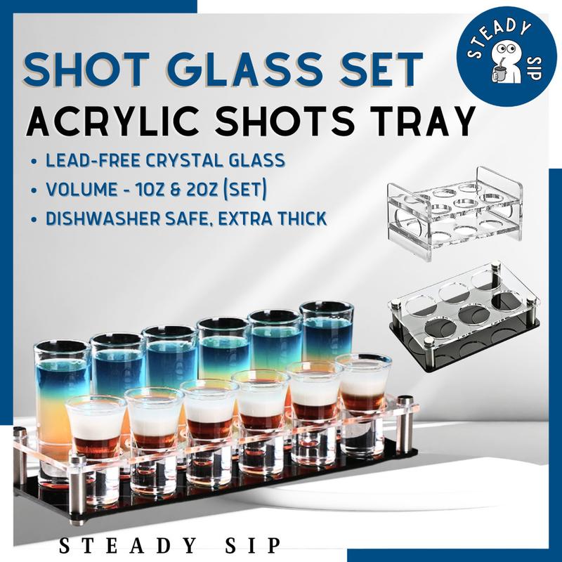 SteadySip Single Shot Glass Shooter Glass Liquor Shots Glass - TikTok ...