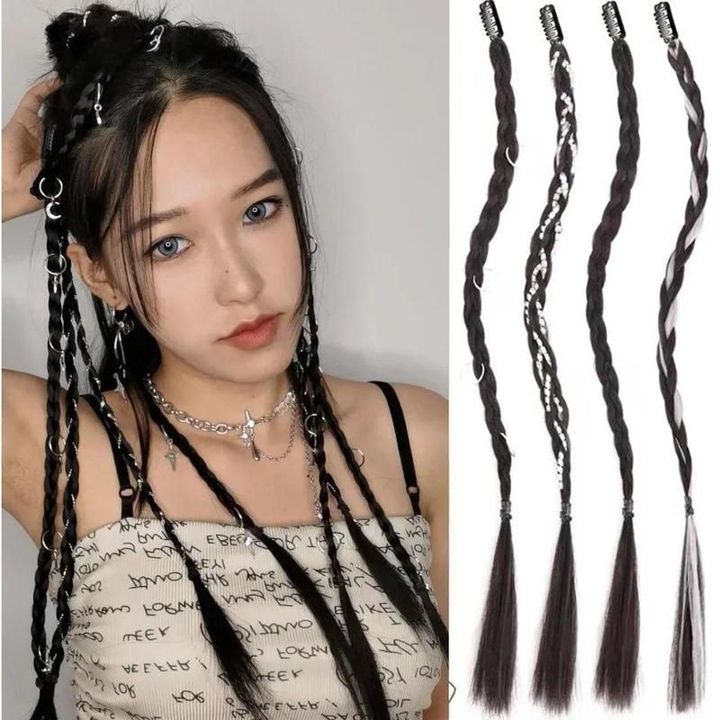 2pcs Korean Y2K Boxing Braids Girls Cool Fashion hair Braide - TikTok ...