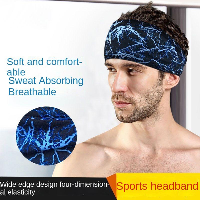 Fitness Sweatband Sweat Absorption Headband Sports Headband Forehead ...
