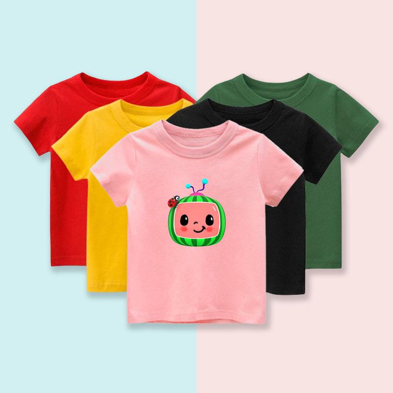 COD Cute Cartoon Printing Baby Girls T-Shirt Tops Shorts Clothing ...