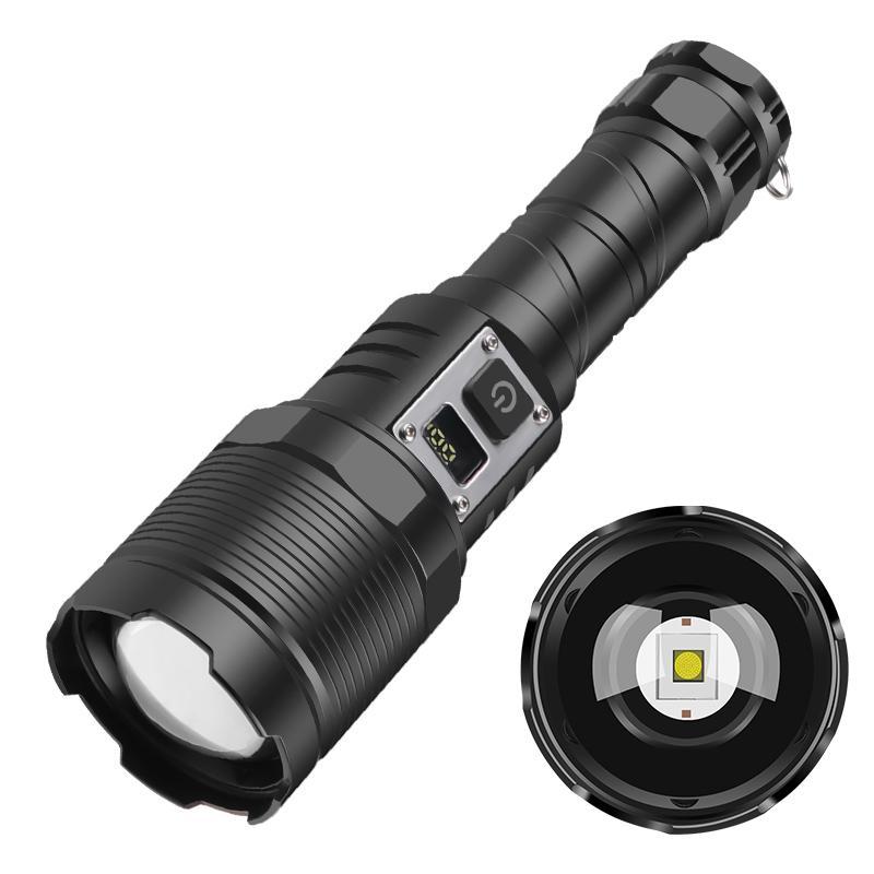 USB Rechargeable Bright Flashlight, 5 Modes Adjustable Flashlights ...