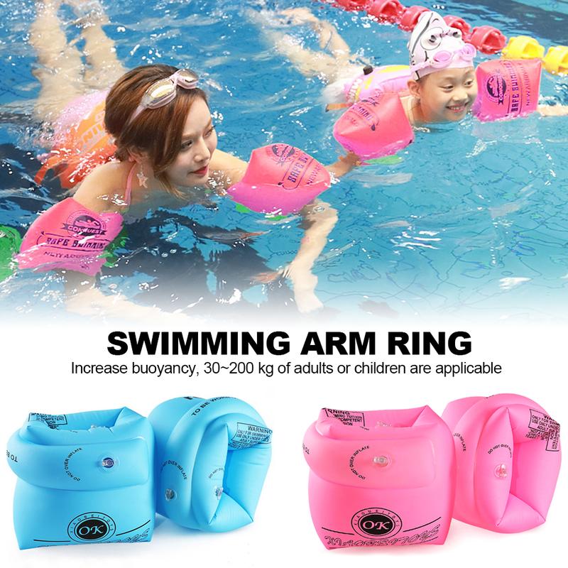 2Pcs Children Swimming Gear Arm Swimming Rings Inflatable Kids Arm ...