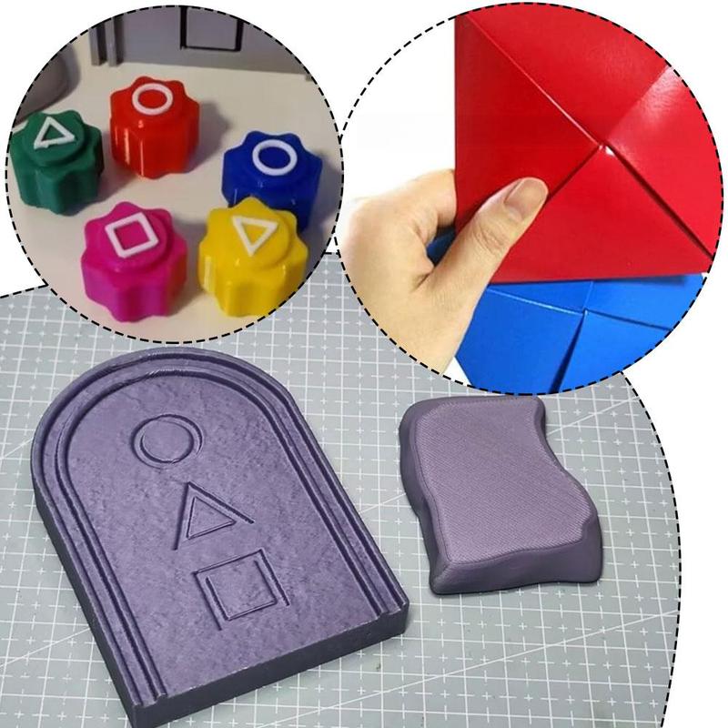 S-quid Game Figures Toys Ttakji Biseok Gonggi Jegi Party Game Folk Game ...