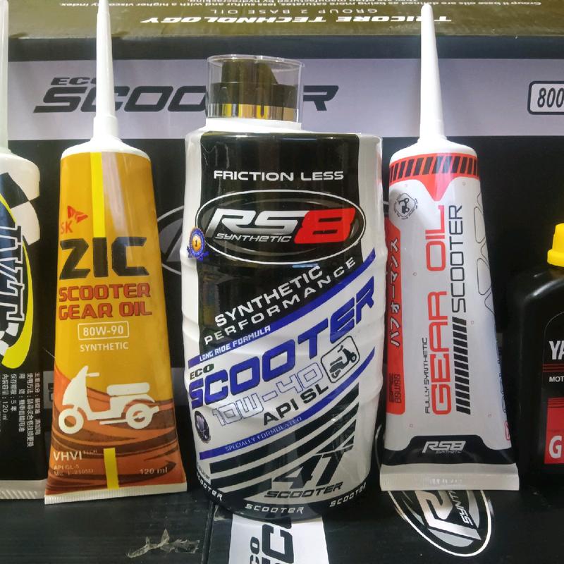 RS8 Eco Scooter Synthetic Engine Oil (1 liter) and Gear Oil set ...