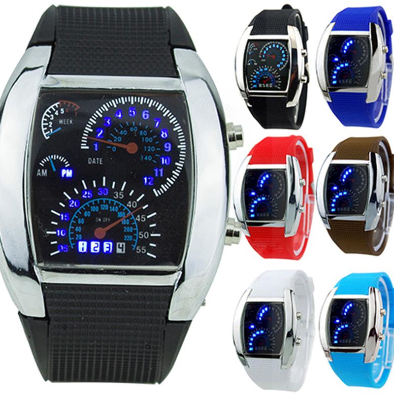 Jam Tangan Digital LED, Fesyen, untuk Lelaki dan Wanita, Corak - TikTok ...