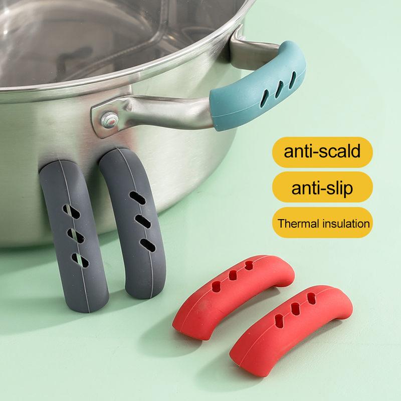6PCS Silicone Pan Handle Cover Anti-scalding Protective Cove - TikTok ...