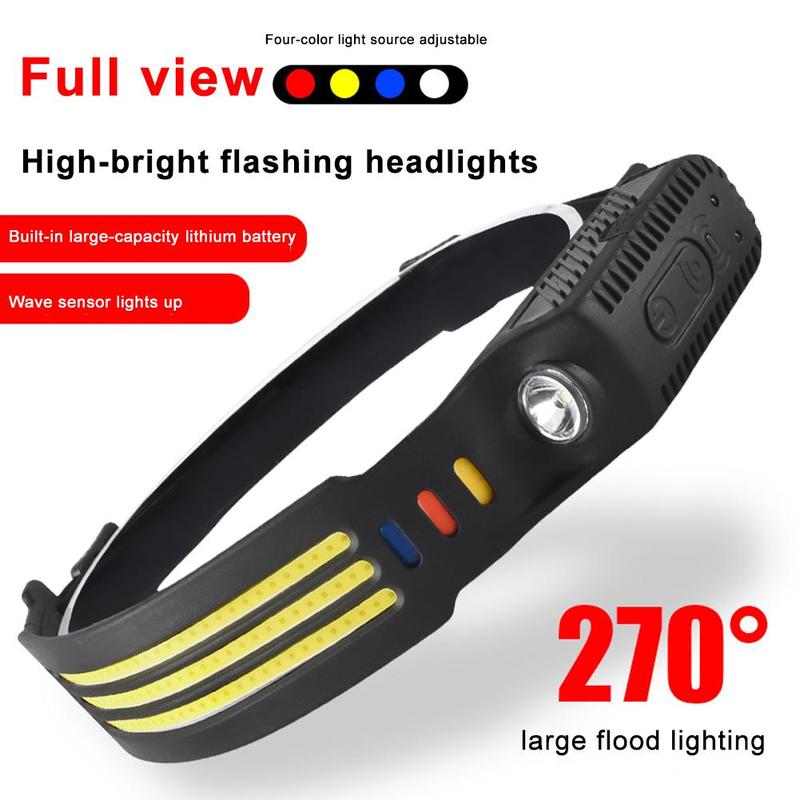 Silicone Sensor Headlight Waterproof Motion Sensor Headlamp ...