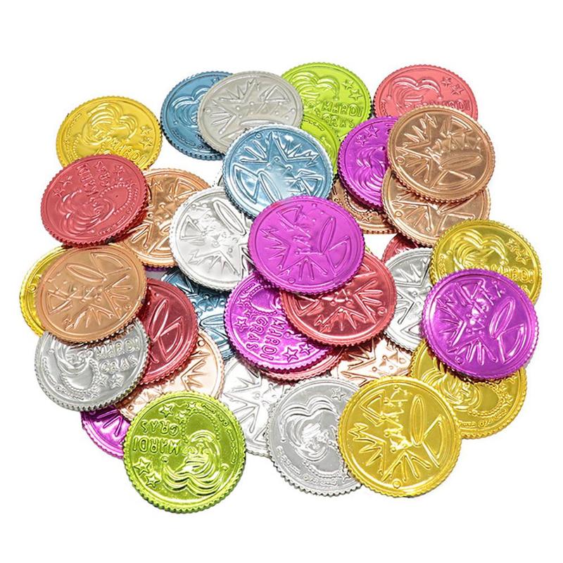 Colorful Coins Toys Clown Plastic 3.5x3.5cm 100 Pcs - TikTok Shop Singapore