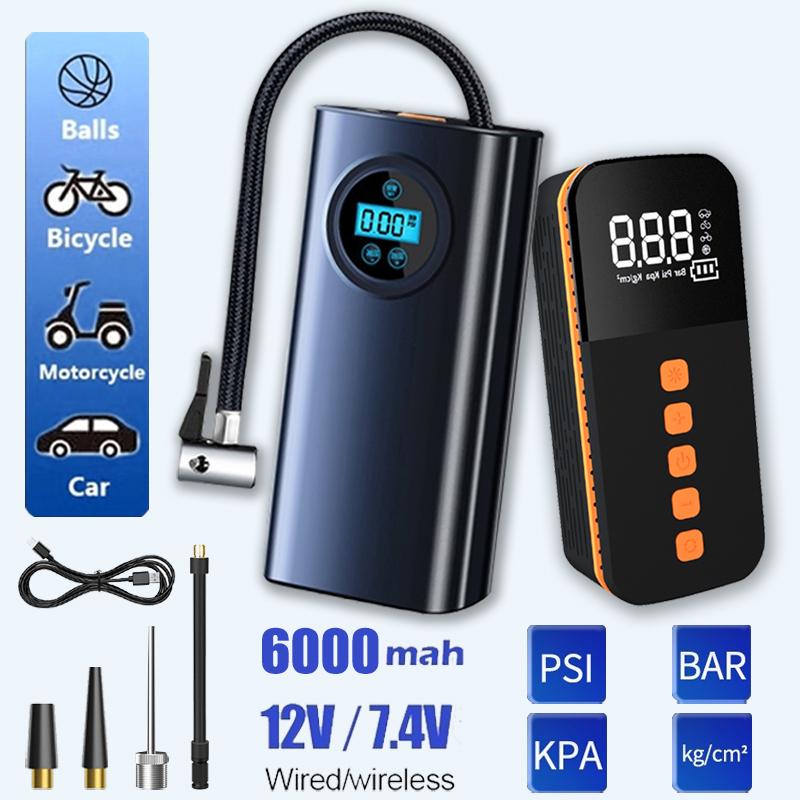 Portable Tire Inflator Car Bicycle Bike Motorcycle Tire Inflator ...