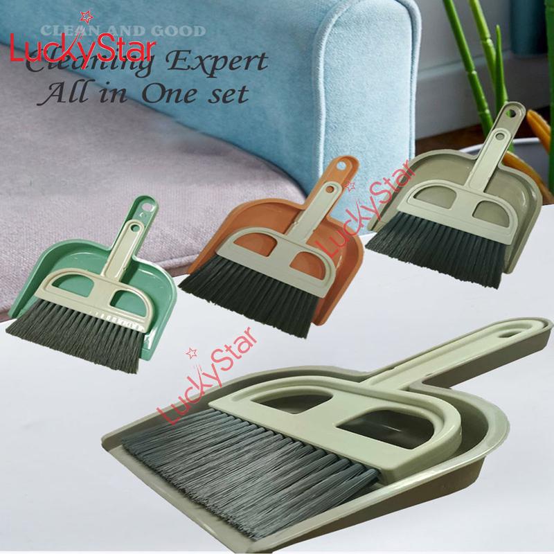 TZJ-6117 Table Broom with Dustpan Set Mini Cleaning Sweep Broom ...