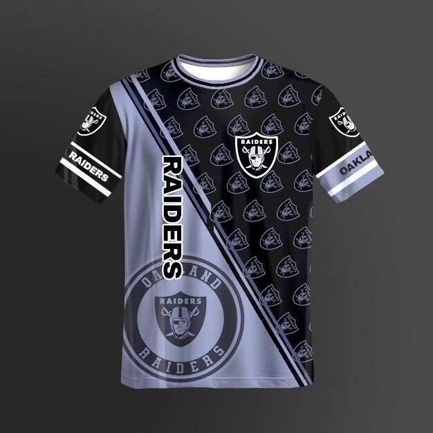 Men's T-Shirt, Full 3D Sublimation Printing, Oakland Raiders - TikTok ...