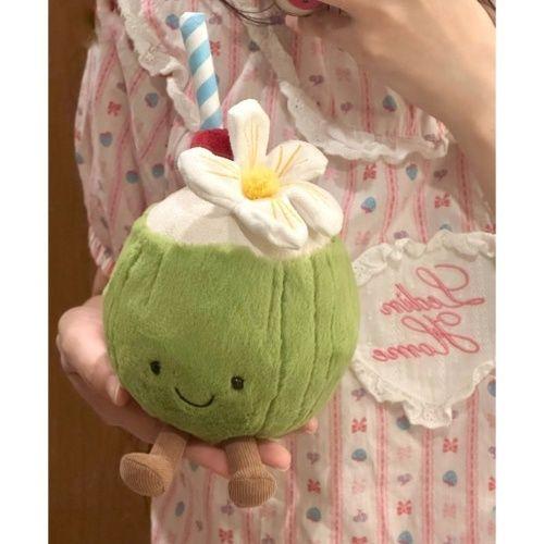 【Creativity gift】 Coconut plush doll Jelly cat cute healing - TikTok ...