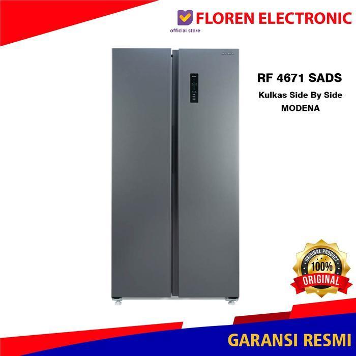 PROMO TERBATAS MODENA Kulkas Side by Side RF 4671 SADS RF4671SADS ...