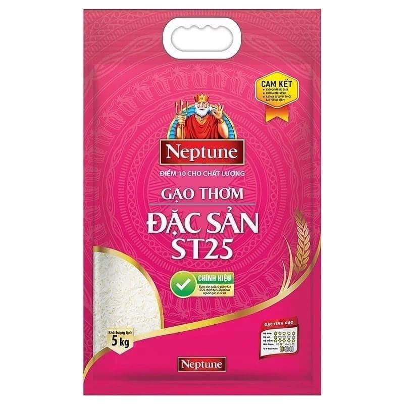 Gạo thơm đặc sản St25 Neptune Túi 5kg - Thức Ăn - Food - TikTok Shop ...