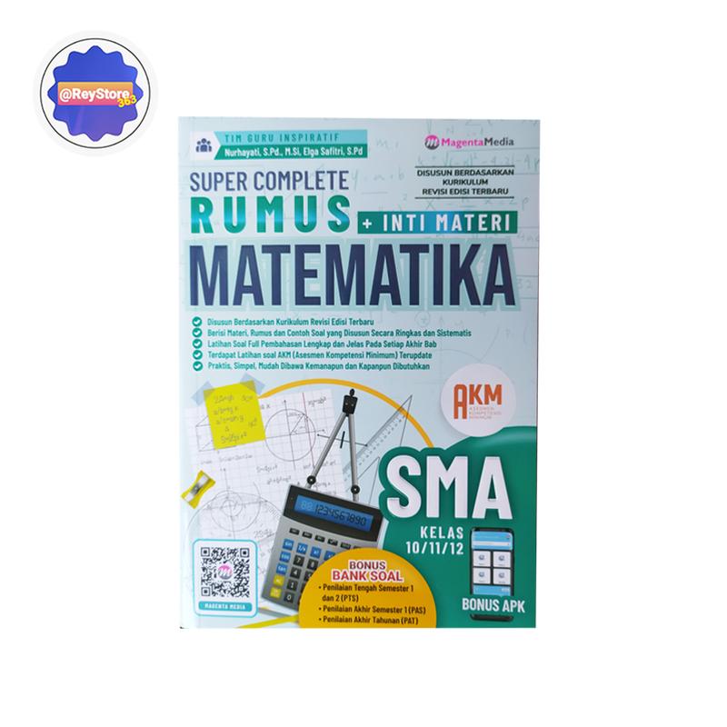 BUKU SUPER COMPLETE RUMUS MATEMATIKA SMA KELAS 10,11,12 - Shop | Tokopedia