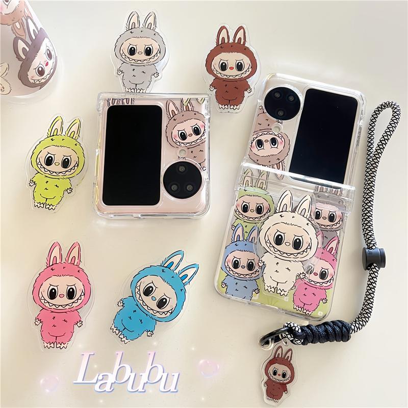 LABUBU Hard Case For Oppo Find N3 Flip PC Case Shockproof Phone ...