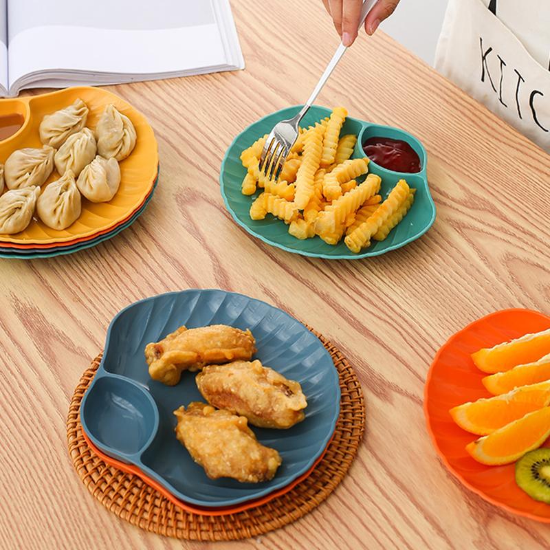 Shell Dish Plastic Dumpling Plate with Vinegar Discs Vinegar - TikTok ...