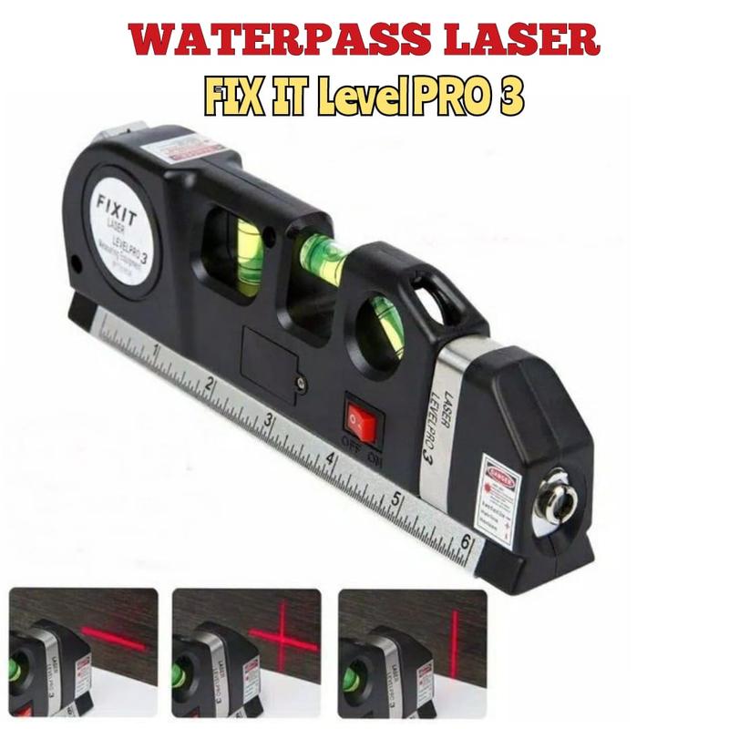 ALAT UKUR WATERPASS LASER - Meteran Waterpas Laser Level 3Pr - Shop ...