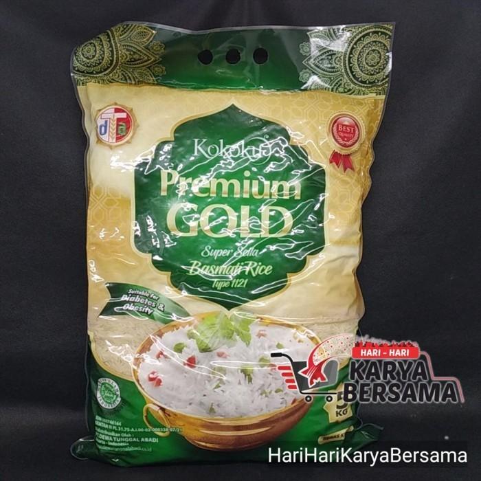 BERAS PREMIUM GOLD SUPER SELLA BASMATI RICE 5KG - Shop | Tokopedia