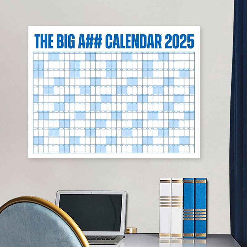 2025 Dry Erase Calendar Large Yearly Planner for Wall 47" X 35 ...