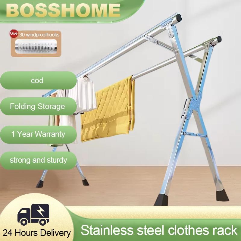 Clothes rack Sampayan Stainless Foldable Sampayan Heavy duty - TikTok ...