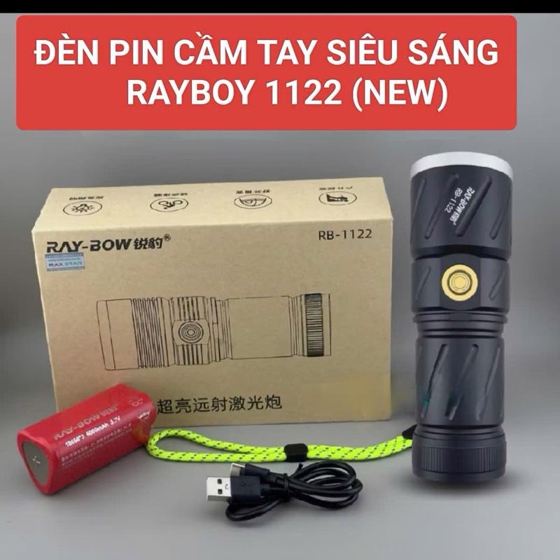 Đèn pin cầm tay siêu sáng RAY BOW 1122 chiếu xa ~600 mét có ZOOM - TikTok Shop Vietnam
