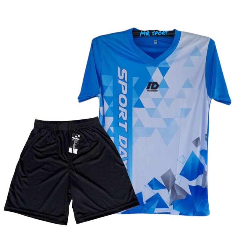 ชุดกีฬา กีฬาสี ID -SS04 เสื้อ + กางเกง สีสันสดใส สวย ใส่ได้ทั้งผู้หญิง ...