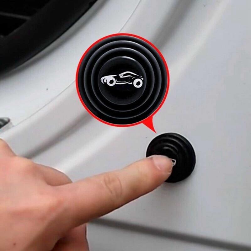 10Pcs Car Door Shock Stickers With Trunk Sound Insulation Pad ...
