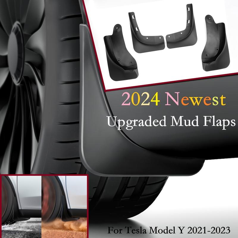 2024 Newest Mud Flaps for Tesla Model Y 2021-2023, [No Drilling ...