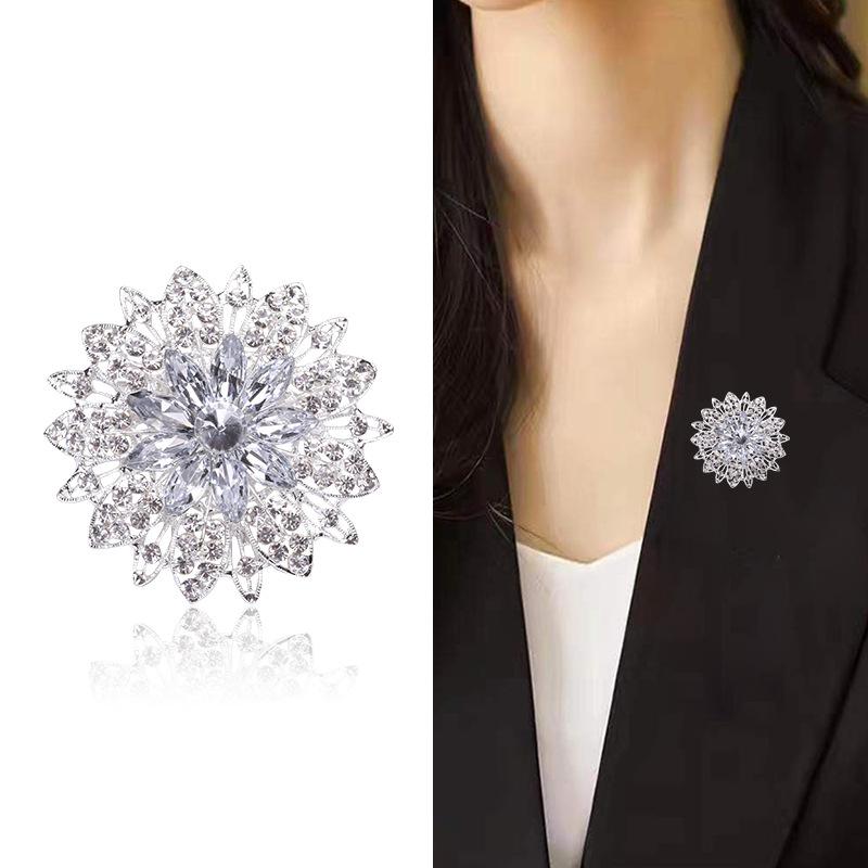Trend alloy rhinestone snow brooch pin - TikTok Shop Philippines
