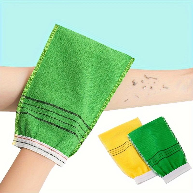 Set Sarung Tangan dan Tuala Pancuran Pengelupasan, Penggosok Badan ...