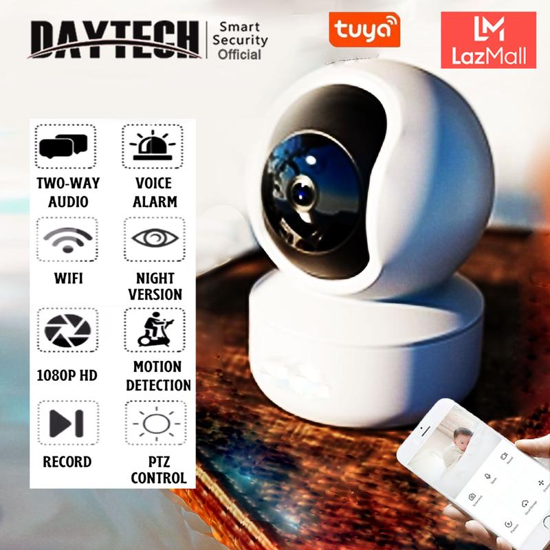 Kamera CCTV Tuya, DAYTECH, untuk Rumah, Kamera IP, 1080P dan - TikTok ...