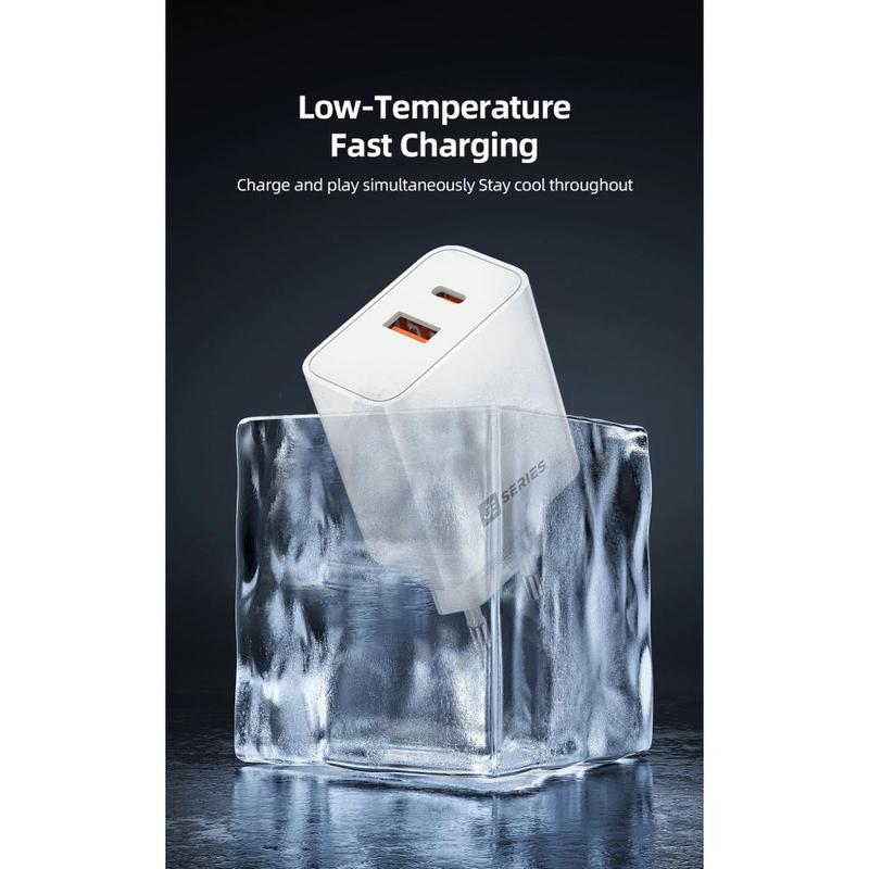 JE Series Charger Adapter Fast Charging USB Type C 2 Port 120W Max Safe ...