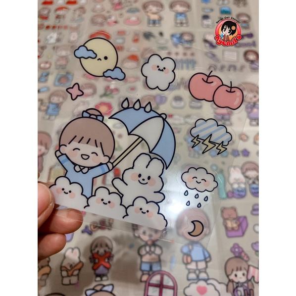 Jual Sticker botol minum 2D plastik anti air. stiker botol minum ...