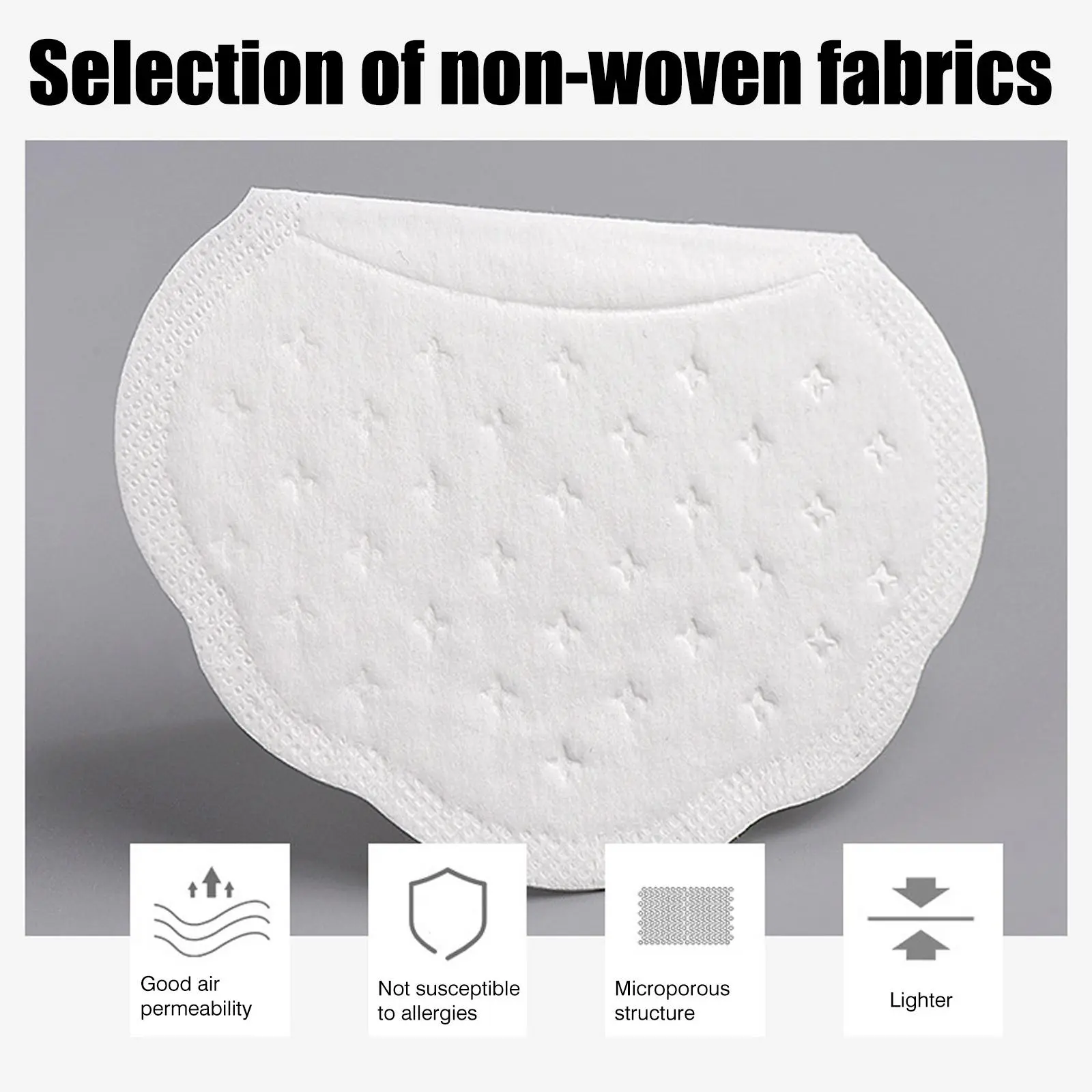10/50/100 Pcs Underarm Sweat Pads - Disposable Armpit Care Perspiration ...