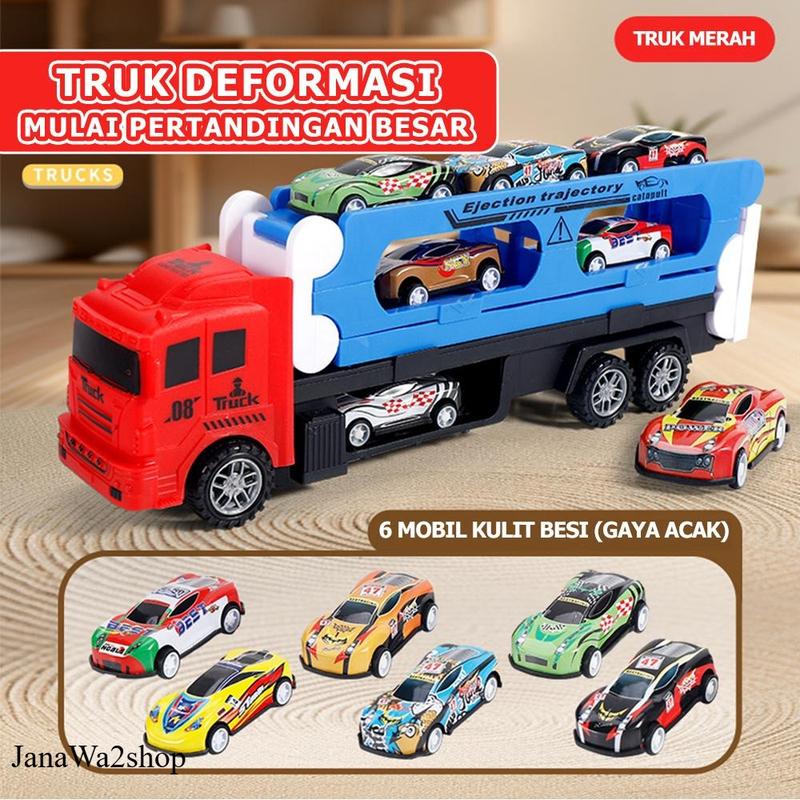 Anak main imaginatif cocok banget! Mainan Model Mobil dengan Rel ...