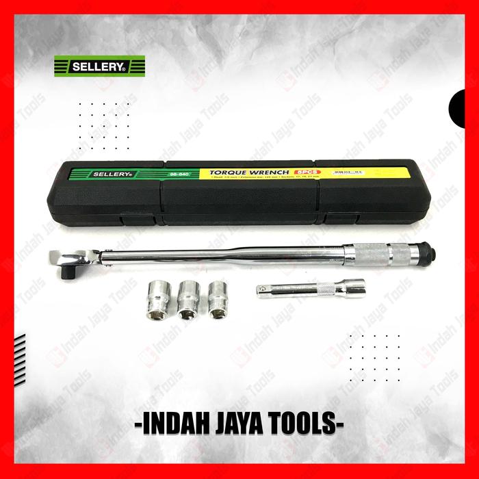 Jual SELLERY 98-840 Kunci Momen Torsi 1/2 Inch - Torque Wrench Motor ...