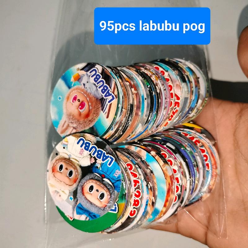 labubu character pog card 95pcs/pack pogs - TikTok Shop Philippines