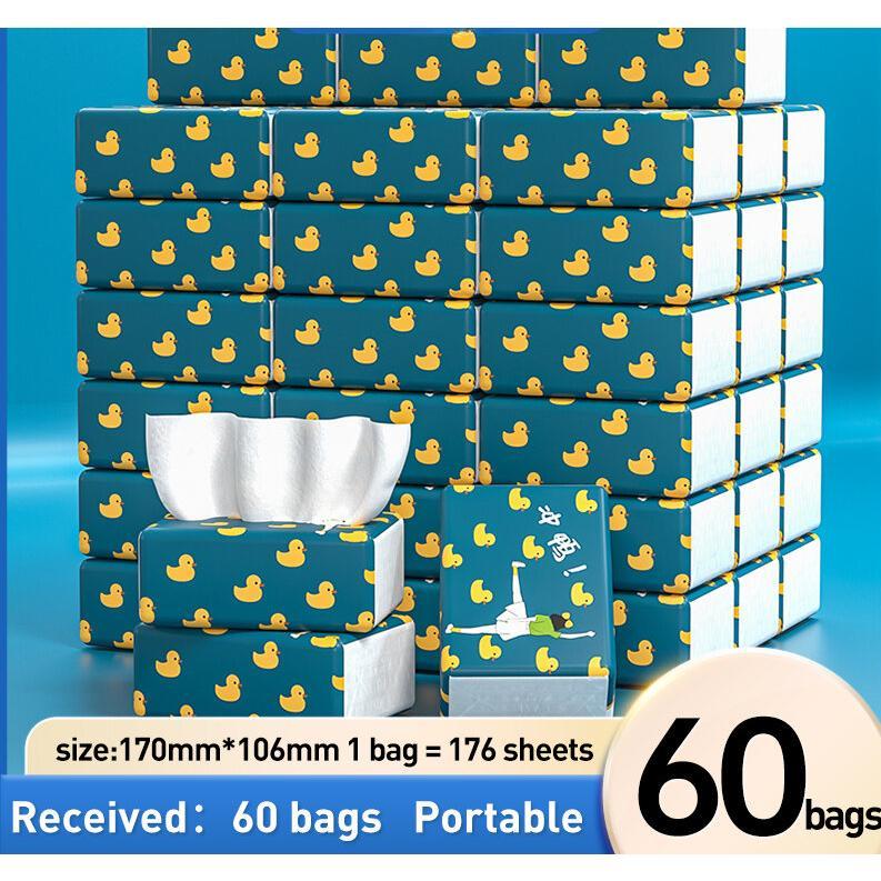 [READY STOCK]60 Packs Soft Facial Tissue 4Ply 168 Sheets Tisu Muka ...