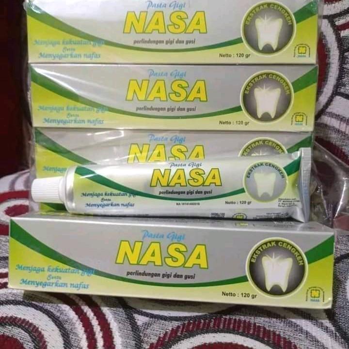 pasta gigi nasa/pgn original nasa isi 4 - Shop | Tokopedia